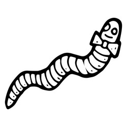 Worm Doodle Vector Images (over 2,000)