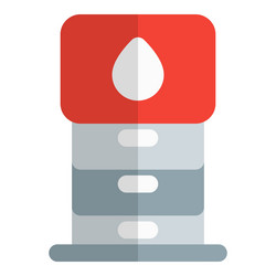 Bold signage indicating diesel fuel availability Vector Image