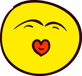 Smiley doodle Royalty Free Vector Image - VectorStock