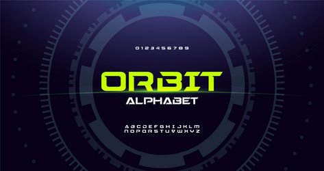 Technology Font Modern Vector Images (over 400,000)