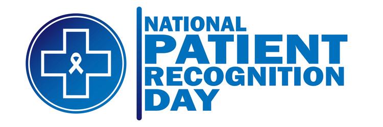 National patient recognition week Royalty Free Vector Image
