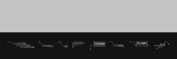 Callout headers infographics Royalty Free Vector Image