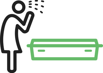 Crying over dead body Royalty Free Vector Image