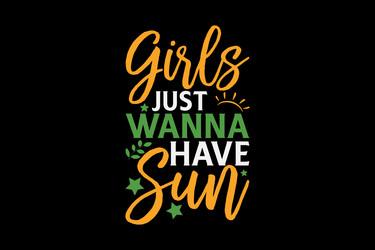 Just a beachy kinda girl Royalty Free Vector Image