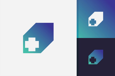 Medical box logo Royalty Free Vector Image - VectorStock