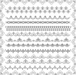 Lace border Royalty Free Vector Image - VectorStock