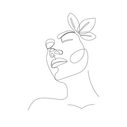 Single Line Drawing Face Vector Images (over 4,800)