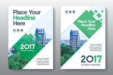 City background business book cover design Vector Image