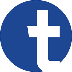 Letter t logo icon social media concept Royalty Free Vector