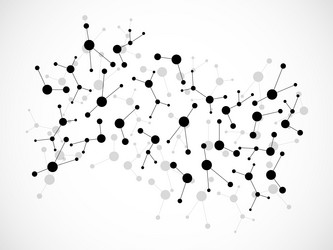 Abstract molecules dna science background Vector Image