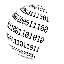 Binary code symbol icon design Royalty Free Vector Image