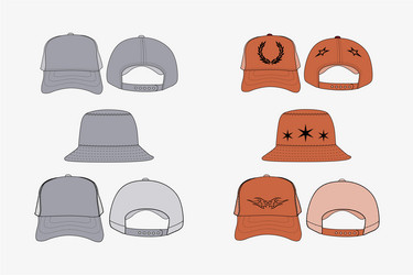 Hat Mockup Vector Images (over 2,400)