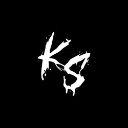 Simple ks letter icon logo Royalty Free Vector Image