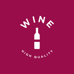 Wine bar logo design Royalty Free Vector Image