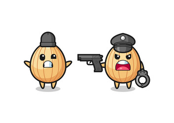 Cartoon Police Catch Vector Images (over 590)