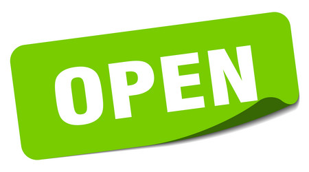 Re-opening sticker label Royalty Free Vector Image