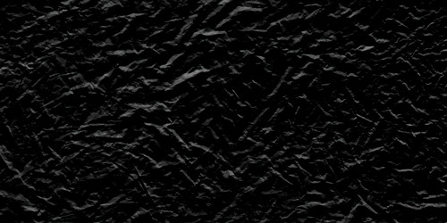 Realistic black crumpled plastic overlay texture Vector Image