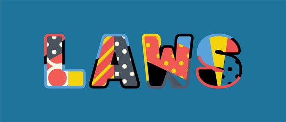 Rules concept word art Royalty Free Vector Image