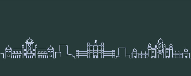 Indore Skyline Vector Images (30)