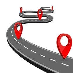 Path road Royalty Free Vector Image - VectorStock