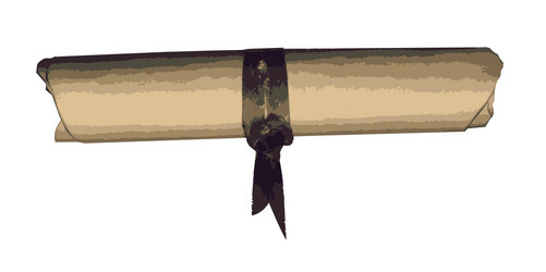 Ancient religious bible scroll Royalty Free Vector Image