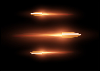 Bullet Trail Trace Vector Images (over 110)