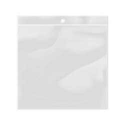Blank of transparent plastic pocket Royalty Free Vector