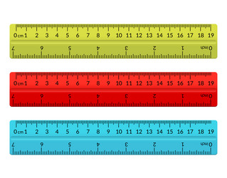 Centimeters ruler measurement tool Royalty Free Vector Image