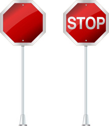 Stop Sign Vector Images within Signs & Symbols (over 120,000)
