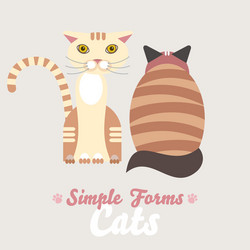 Cat Front and Back Vector Images (over 140)