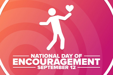 National day encouragement september 12 Royalty Free Vector