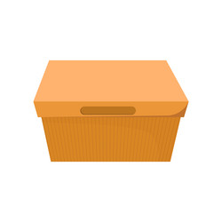 Storage box cartoon Royalty Free Vector Image - VectorStock