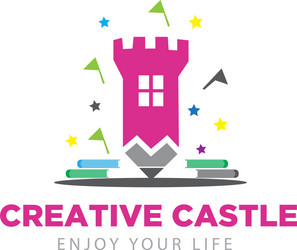 Creative school learning center logo designs Vector Image