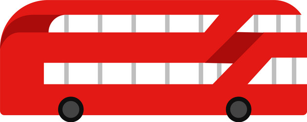 Cartoon Red Double Decker Bus Vector Images (over 140)