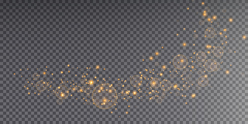 White dust light png bokeh effect Royalty Free Vector Image