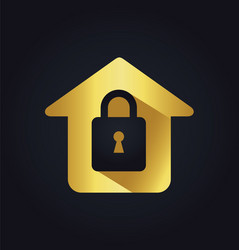 Gold key Royalty Free Vector Image - VectorStock