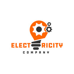 Incandescent lighting logo Royalty Free Vector Image