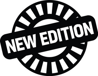New edition rubber stamp Royalty Free Vector Image