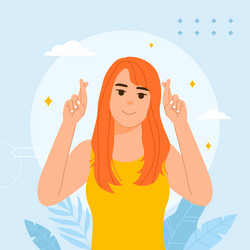 Fingers Crossed Cartoon Vector Images (over 640)