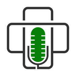 Health talk logo icon brand identity Royalty Free Vector