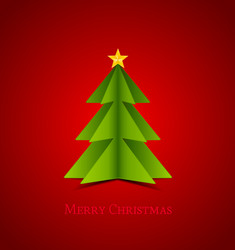 Simple christmas tree Royalty Free Vector Image