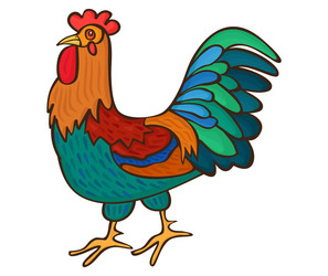 Good Morning Rooster Vector Images (38)