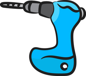 Digging drill Royalty Free Vector Image - VectorStock