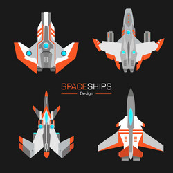 Spaceships Royalty Free Vector Image - VectorStock