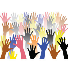 Rise Hand Vector Images (over 9,600)