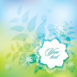 Spring summer background Royalty Free Vector Image