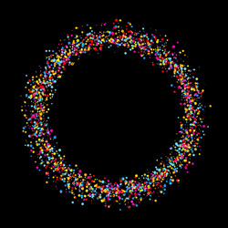 Round background with drops Royalty Free Vector Image