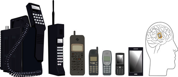 Evolution of Cell Phones Vector Images (over 250)