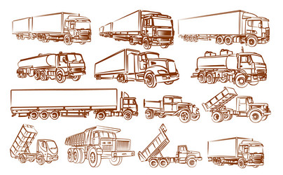 Truck Sketch Vector Images (over 7,100)