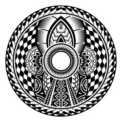 Polynesian Tattoo Round Vector Images (over 190)